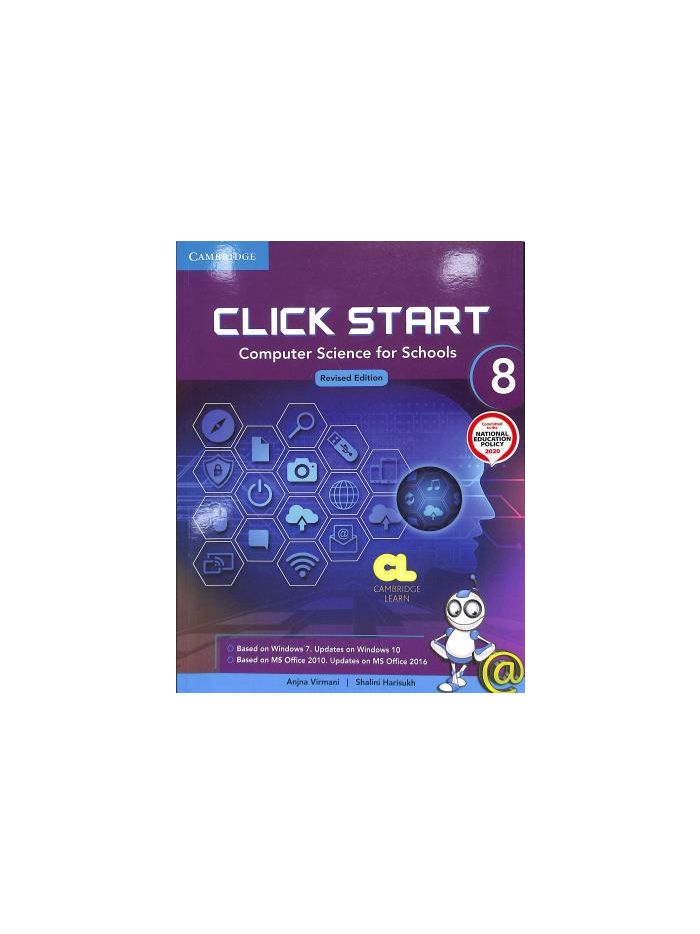 Click Start 8 -Computer Science For Schools - Revised Edition- NEP 2022